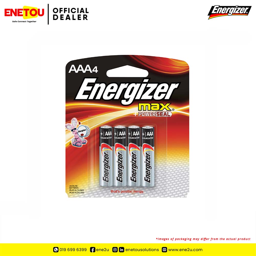 ENERGIZER MAX® AAA E92 ALKALINE BATTERIES [ORIGINAL]